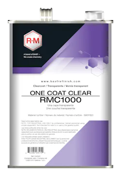BASF launches RMC1000, 'the refinish industry’s first one-coat clear ...