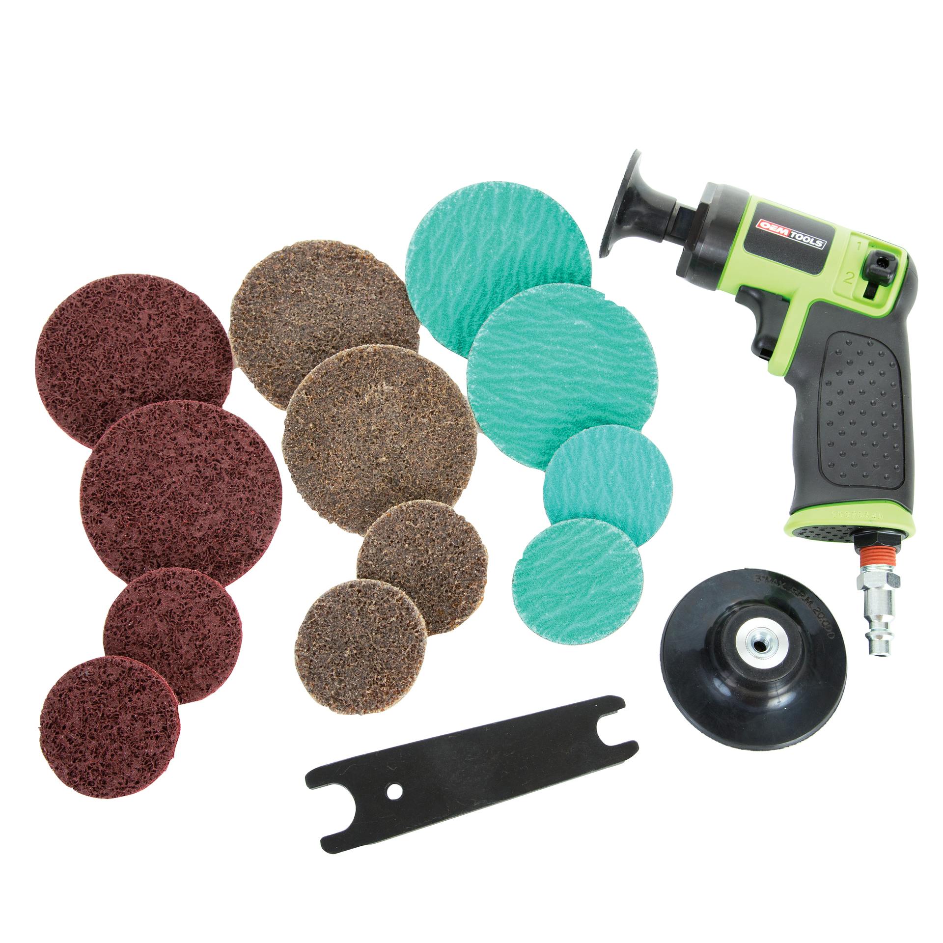 Heavy Duty Mini Air Surface Prep Sander Kit, No. 24417 | FenderBender ...