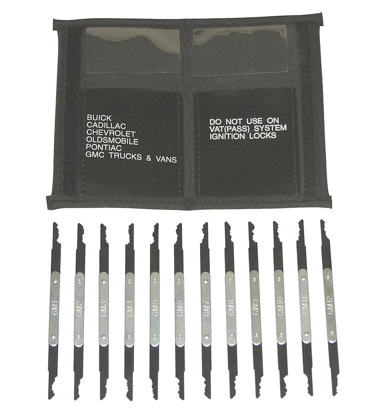 GM Rocker Lock Pick Set, No. LT-280 | FenderBender and ABRN