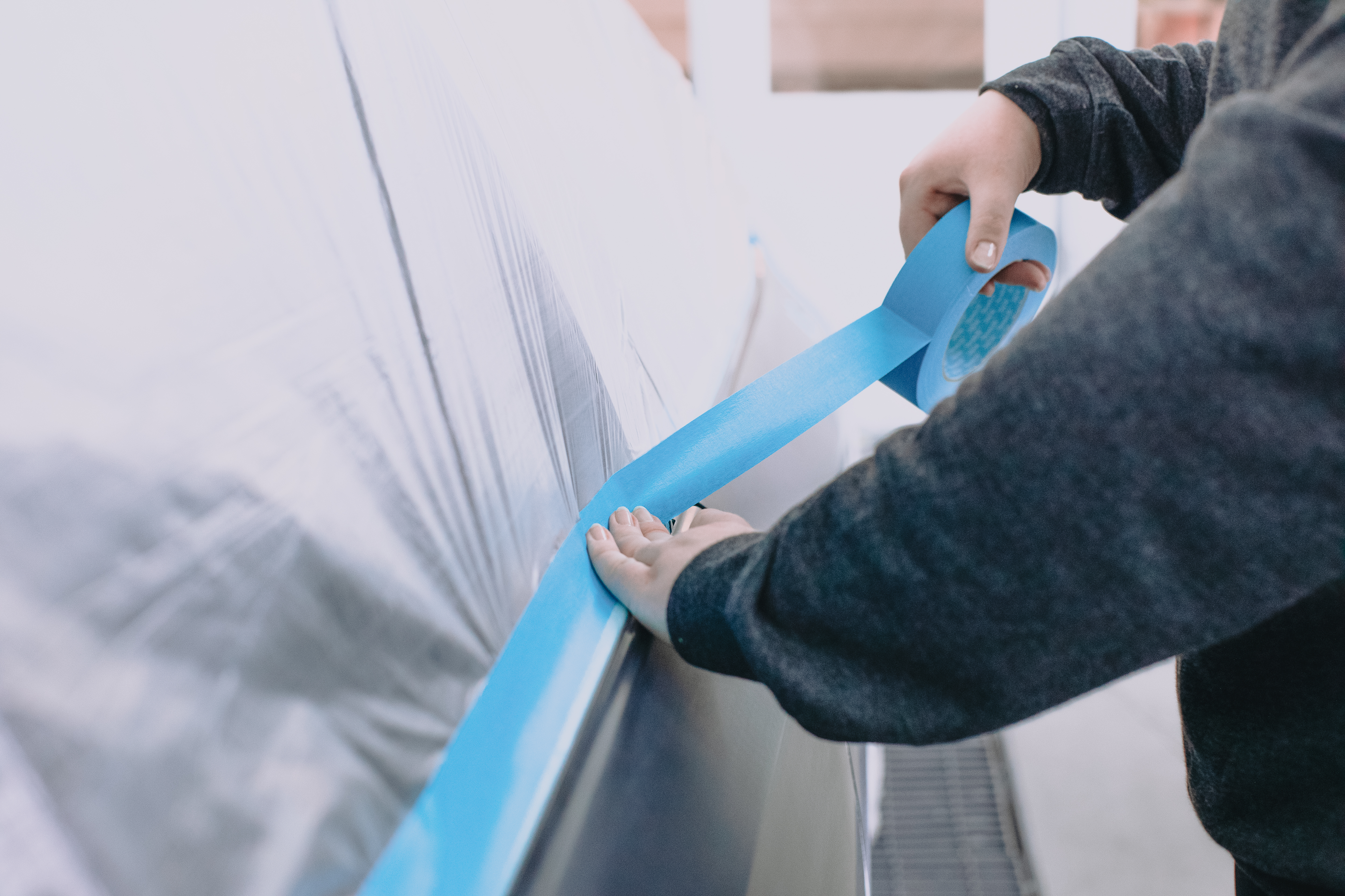 The story behind Masking Tape when painting cars #vehiclebodyrepair # ...